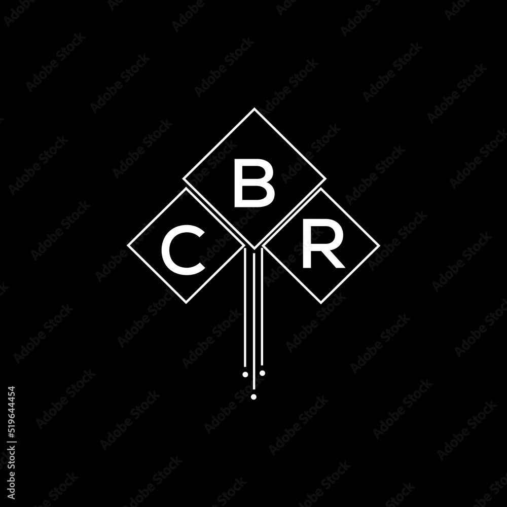 CBR letter logo design with white background in illustrator, CBR vector ...