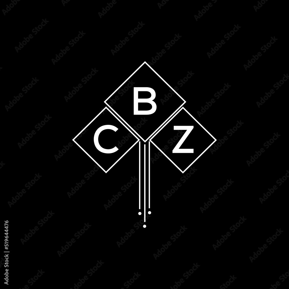 CBZ letter logo design with white background in illustrator, CBZ vector ...