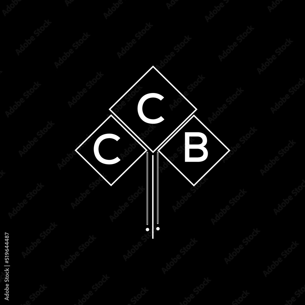 CCB letter logo design with white background in illustrator, CCB vector ...