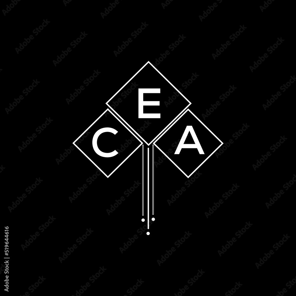 CEA letter logo design with white background in illustrator, CEA vector ...