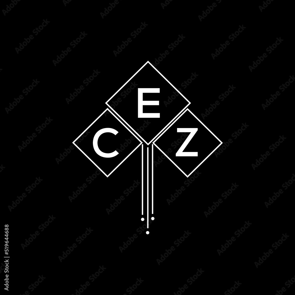 CEZ letter logo design with white background in illustrator, CEZ vector ...