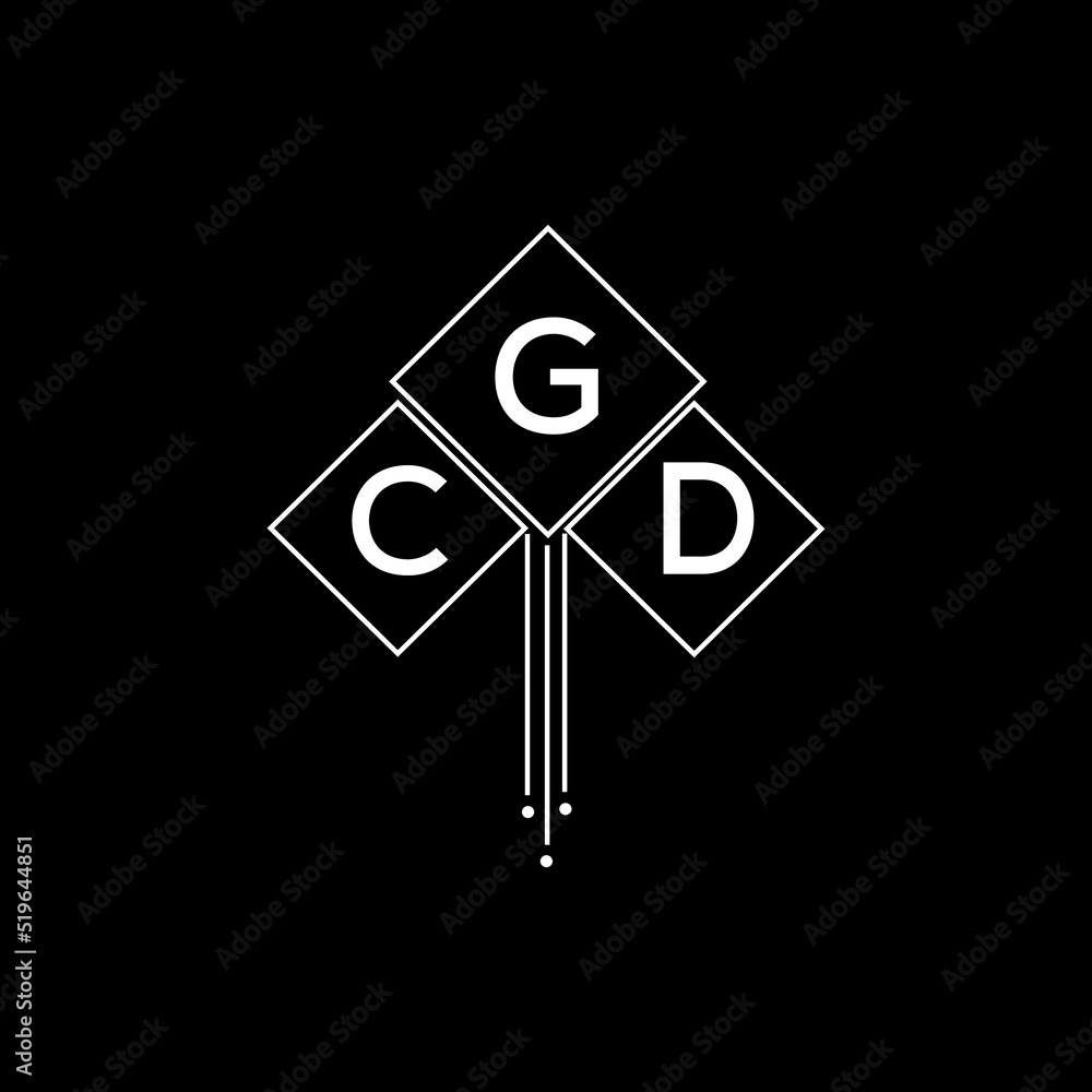 CGD letter logo design with white background in illustrator, CGD vector ...