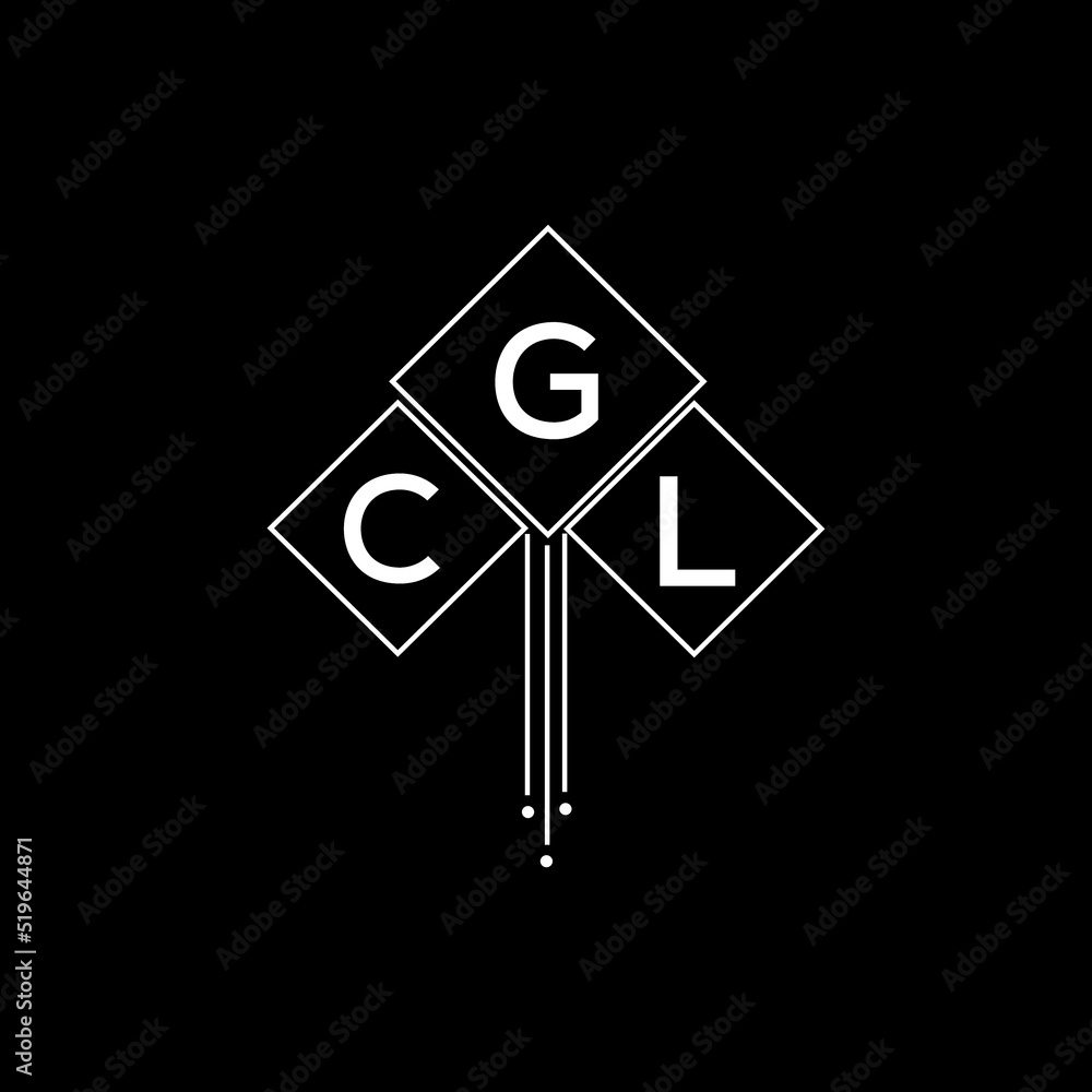 CGL letter logo design with white background in illustrator, CGL vector ...