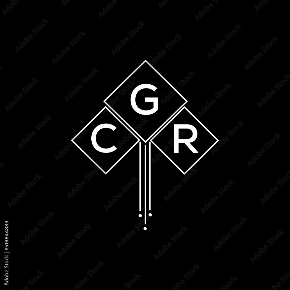 CGR letter logo design with white background in illustrator, CGR vector ...