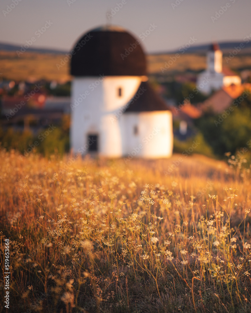 Medieval Rotunda temple in Osku, Hungary Stock Photo | Adobe Stock
