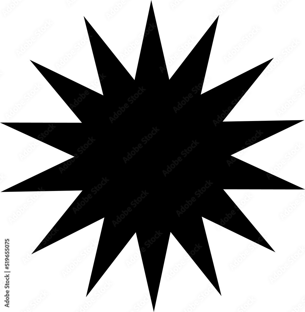 star vector design illustration isolated on transparent background ...