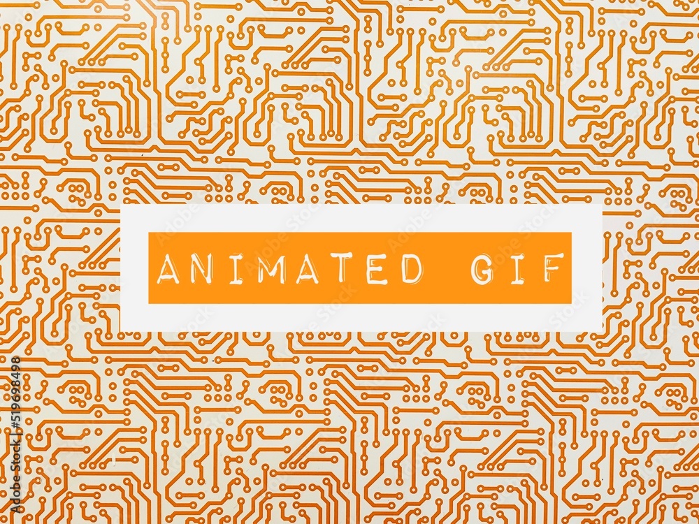 animated gif circuit board background Stock Illustration | Adobe Stock