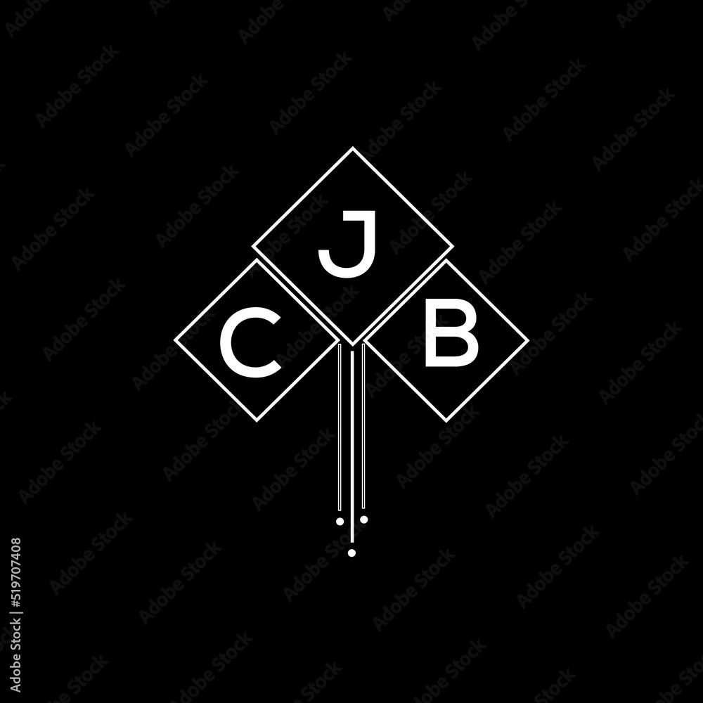 CJB letter logo design with white background in illustrator, CJB vector ...