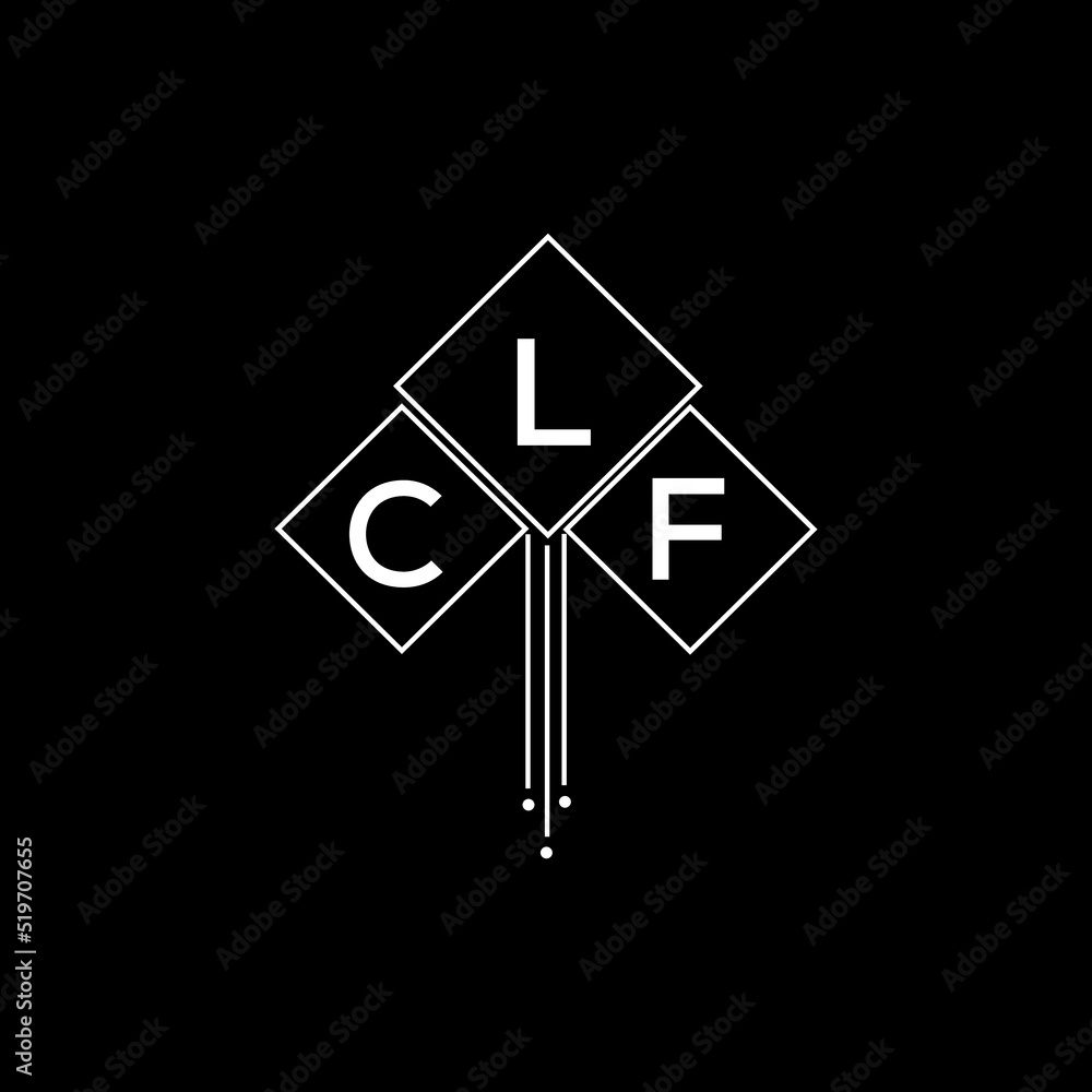 CLF letter logo design with white background in illustrator, CLF vector ...