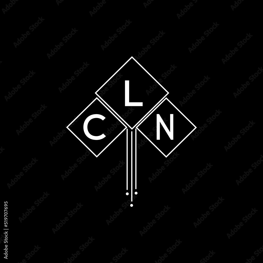 CLN letter logo design with white background in illustrator, CLN vector ...