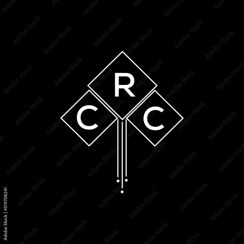 CRC letter logo design with white background in illustrator, CRC vector ...