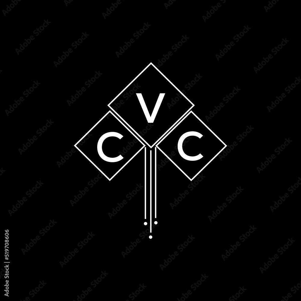 CVC letter logo design with white background in illustrator, CVC vector ...