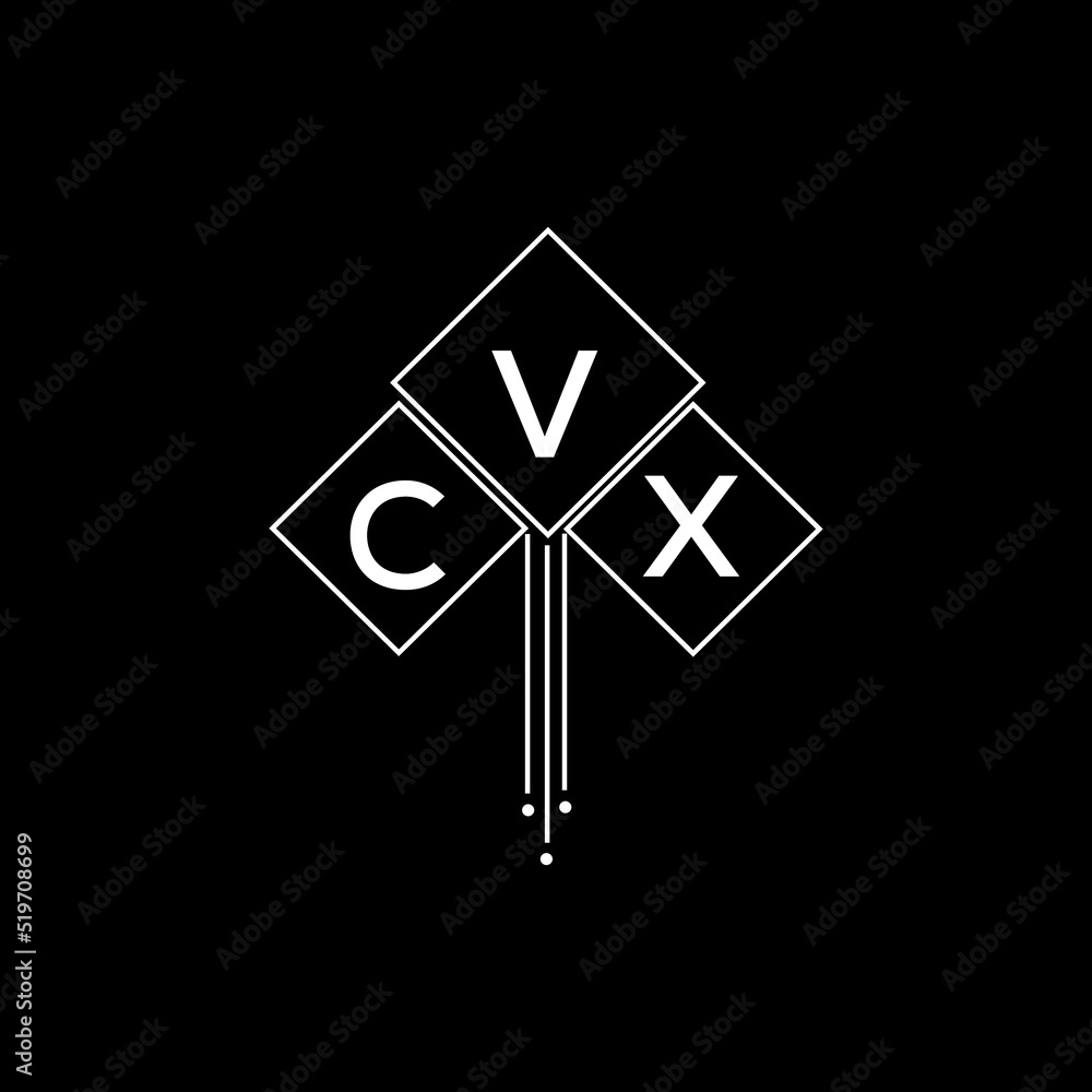 CVX letter logo design with white background in illustrator, CVX vector ...