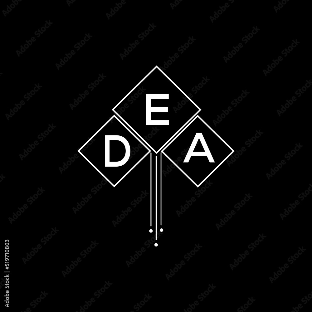 DEA letter logo design with white background in illustrator, DEA vector ...