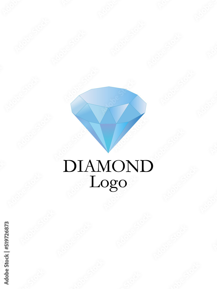 Diamond vector illustration. You can use this illustration like logo ...