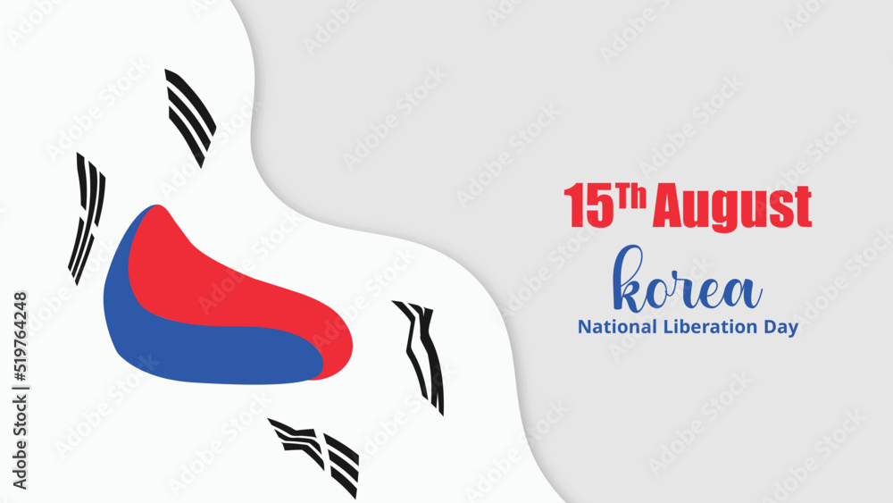 15th August National Liberation Day of Korea social media post design ...