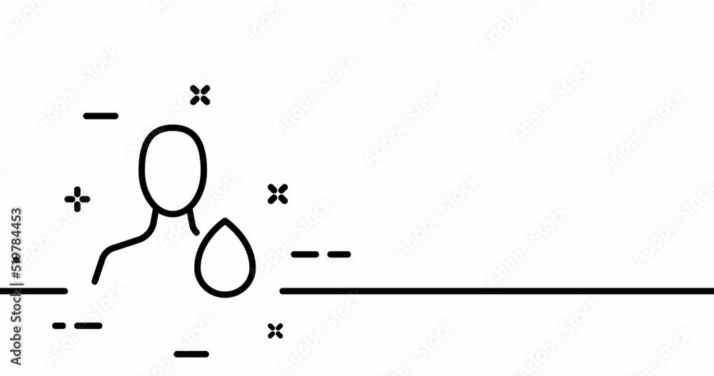 Man with Drop of water. Liquid, monitor, wave, sea, thirst, drinking ...
