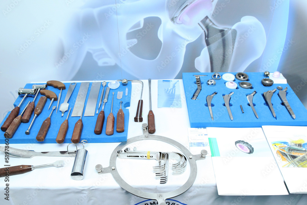 Exhibition of orthopedic instruments. A unique and sophisticated ...