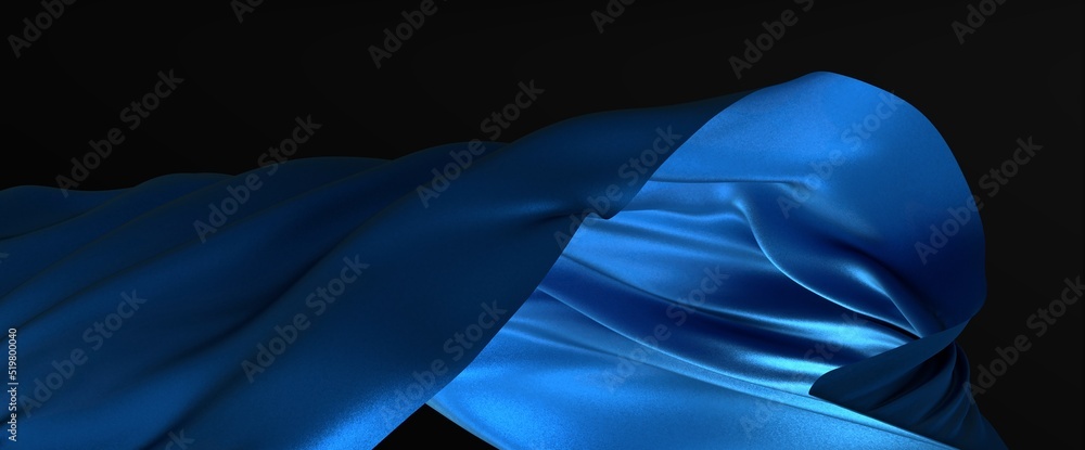 abstract blue and navy blue wave background, 3d rendering wavy ...