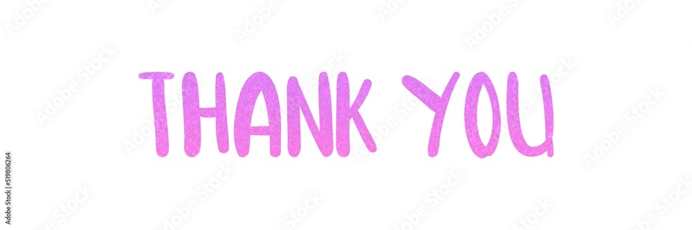 Thank You Card. Hand Written Lettering for Title, Heading, Photo ...