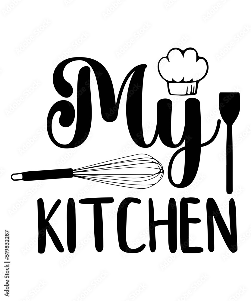 Kitchen SVG Bundle, baking svg, cooking svg, chef svg, pot holder svg ...