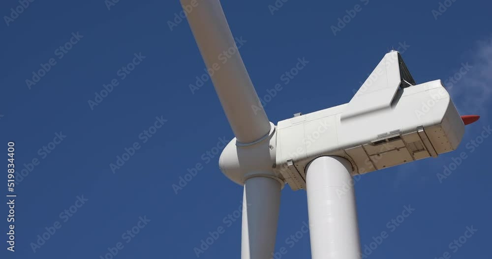 A wind turbine wind-powered electrical generators kinetic energy of ...