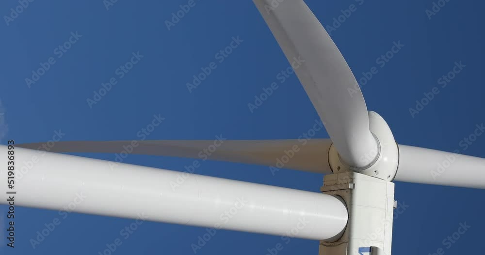A wind turbine wind-powered electrical generators kinetic energy of ...