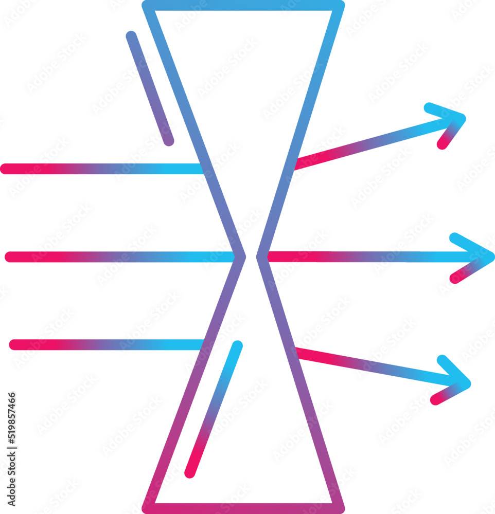 Dispersion Icon Stock Vector | Adobe Stock