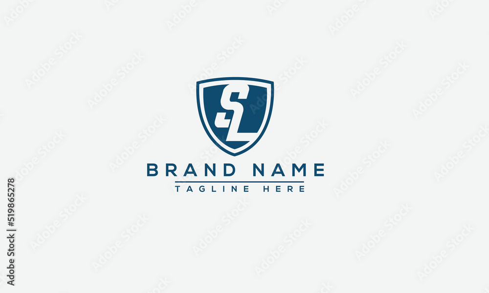 Logo design letter SL . Elegant modern. Vector template. Stock Vector ...