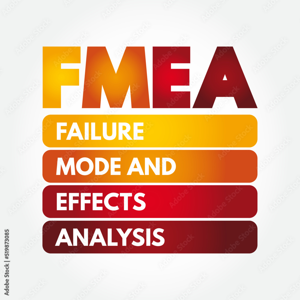FMEA - Failure Modes and Effects Analysis acronym, business concept for ... FMEA - Failure Modes and Effects Analysis acronym, business concept for ...