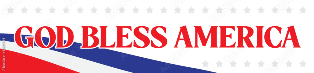 God Bless America Text, Patriotic Text, God Bless America Banner, God ...