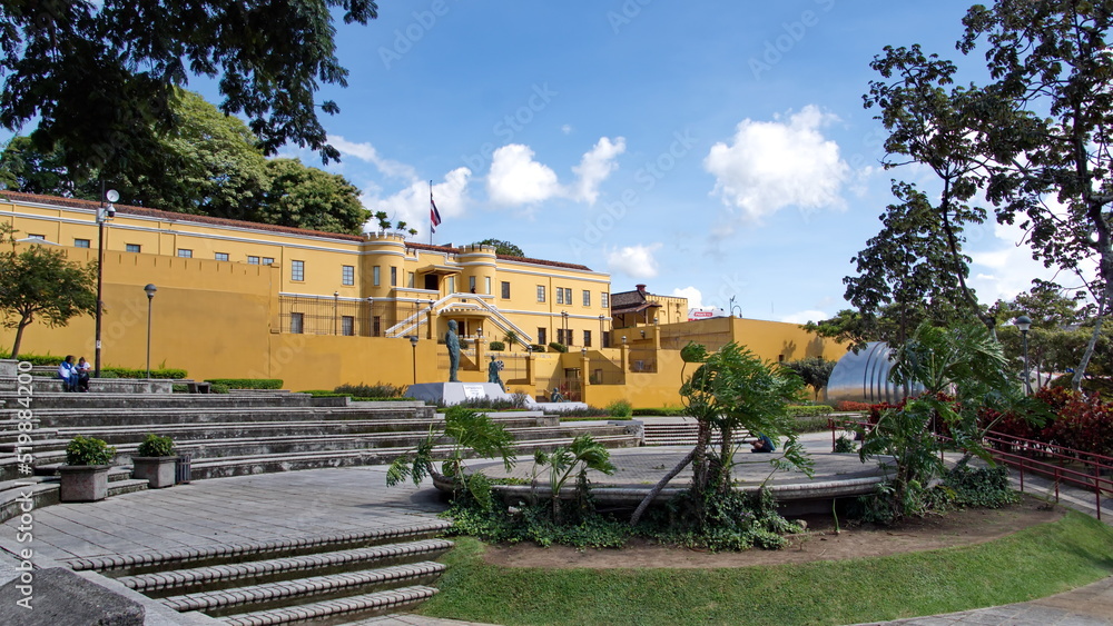 National Museum of Costa Rica in an old military barracks, with the ...
