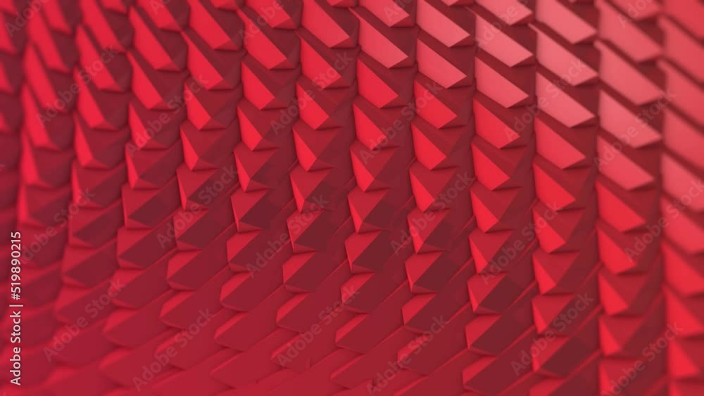 3D Polygons Red Background. This 3D Polygons Red Backgrounds motion graphic is geometric ...