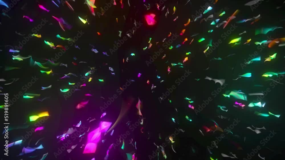 Colorful Confetti Backgrounds Loop. This Colourful Confetti Backgrounds ...