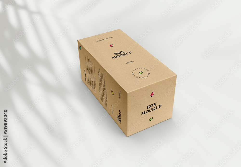 Box Packaging Mockup Design Stock Template | Adobe Stock