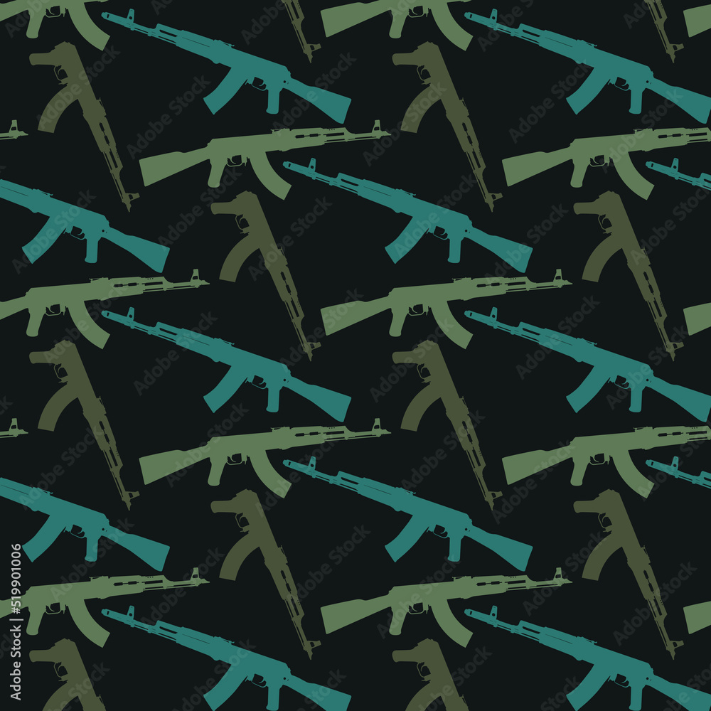 Russian army automatic rifle AK camouflage military pattern tactical ...