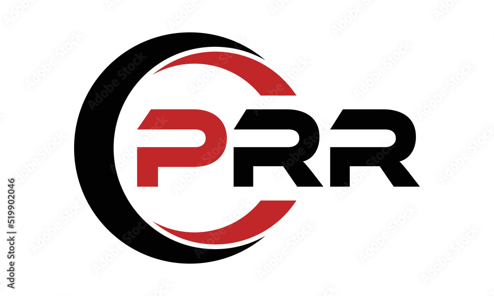PRR swoosh three letter logo design vector template | monogram logo ...
