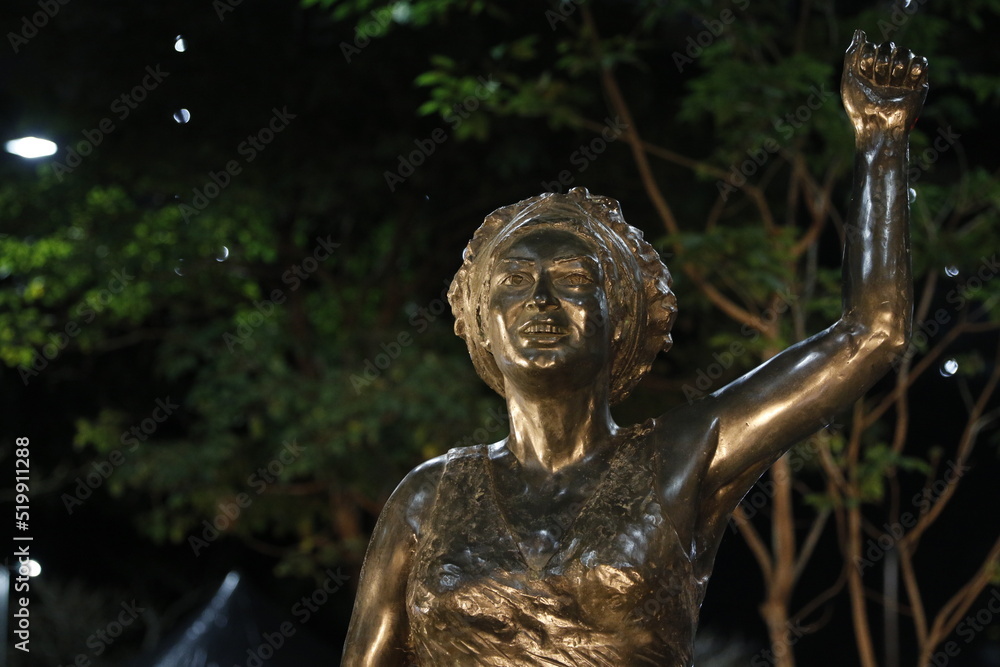 Marielle Franco statue in tribute to murder councilwoman. Homage to ...