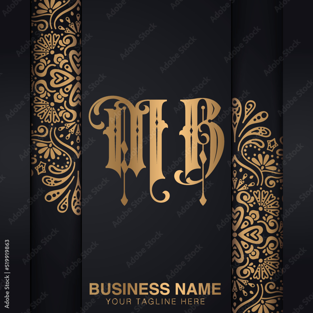 MB initial logo | initial based abstract modern minimal creative logo ...