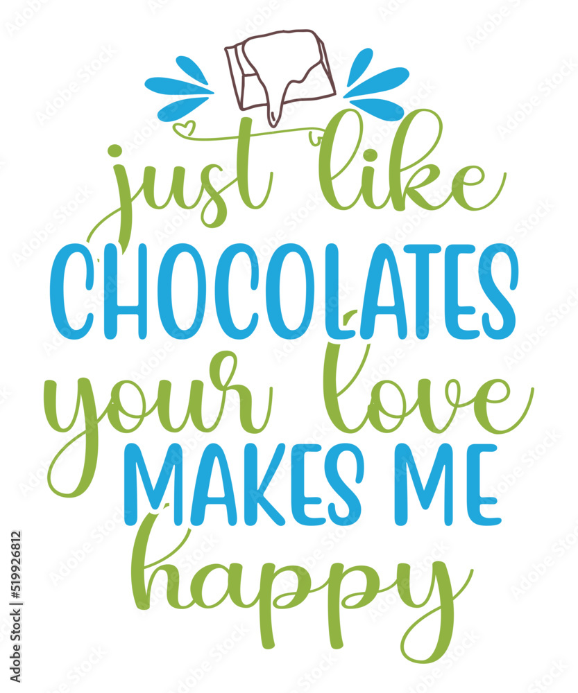 Chocolate SVG and Cut Files, for Crafters, Chocolate Design Bundle ...
