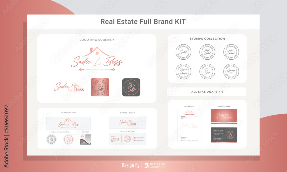 Vetor do Stock: Real estate logo. Realtor logo. property logo design ...