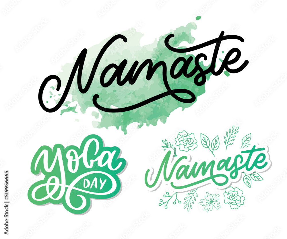 Namaste lettering Indian greeting, Hello in Hindi T shirt hand lettered ...