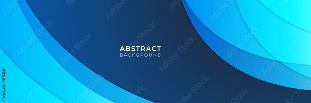 Blue curve on a banner background vector Stock Vector | Adobe Stock