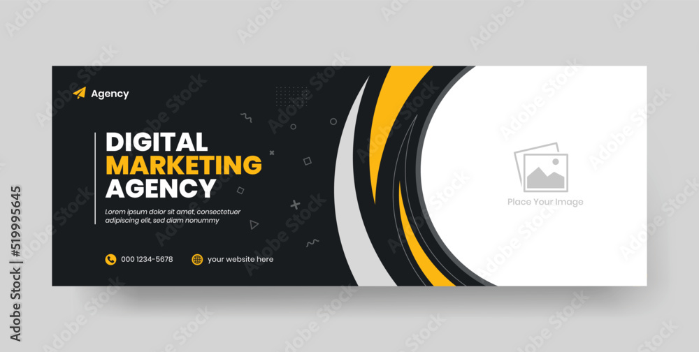 Digital marketing facebook cover | Professional business facebook cover ...