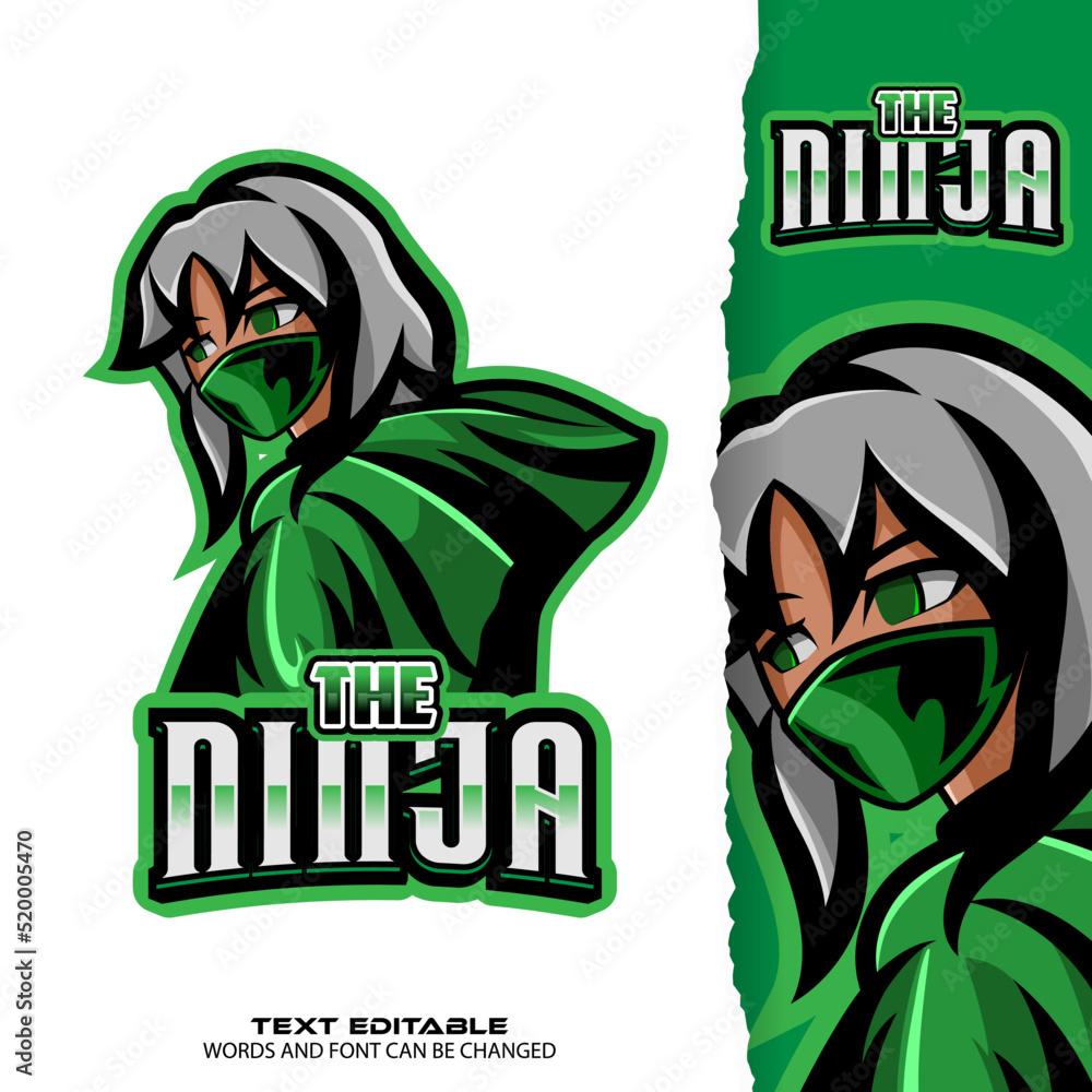Ninja esport logo - premium vector Stock Vector | Adobe Stock