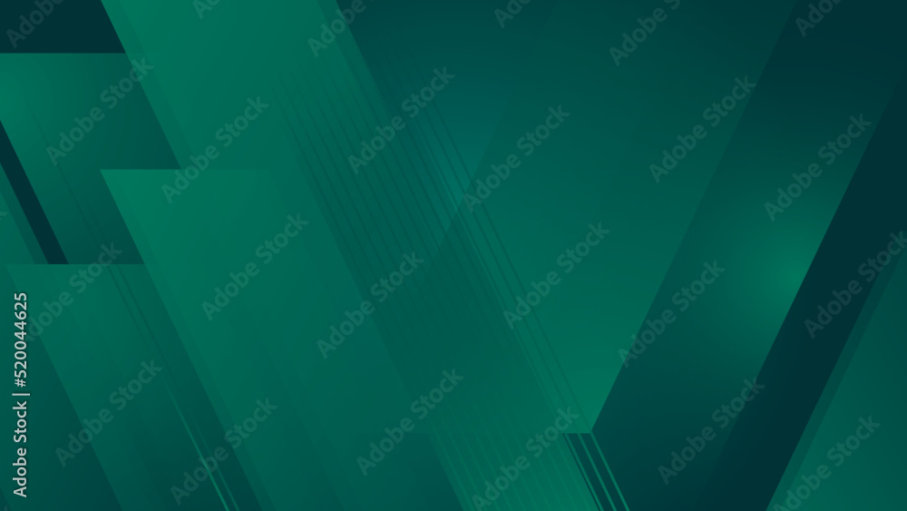 Modern dark green abstract geometric background wallpaper design ...