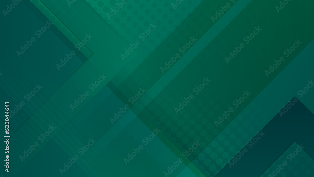 Modern dark green abstract geometric background wallpaper design ...