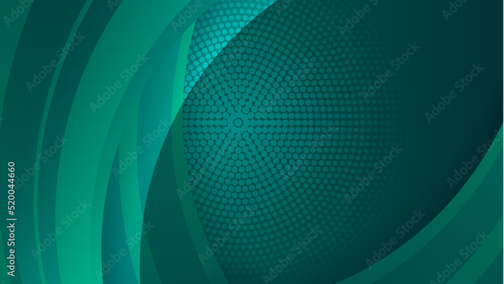 Modern dark green abstract geometric background wallpaper design ...