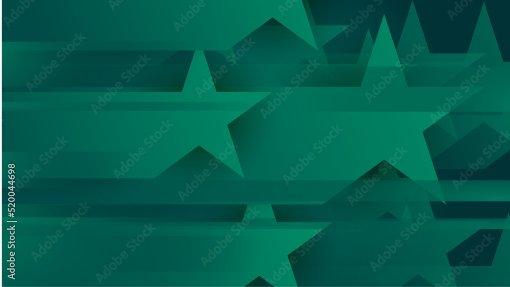 Modern dark green abstract geometric background wallpaper design ...