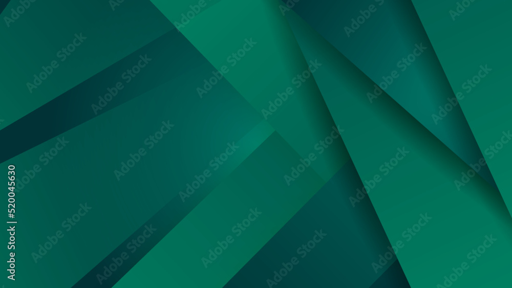 Modern dark green abstract geometric background wallpaper design ...